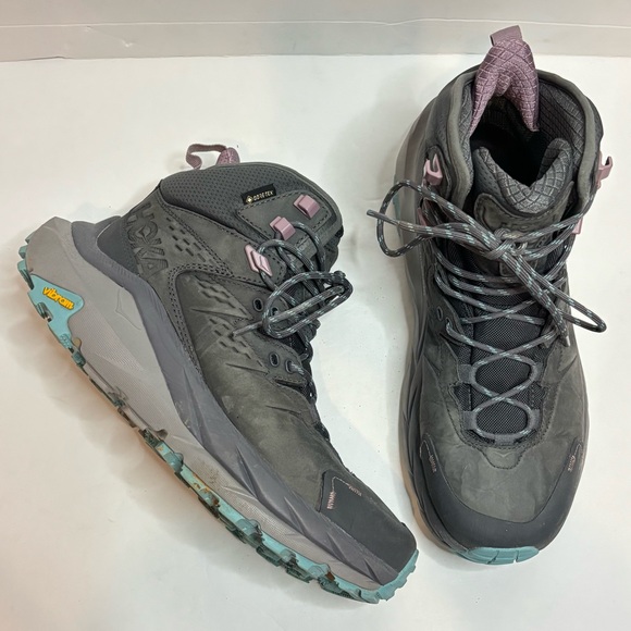 Hoka | Shoes | Hoka Kaha 2 Gtx Lace Up Hiking Boots Gray 9 | Poshmark